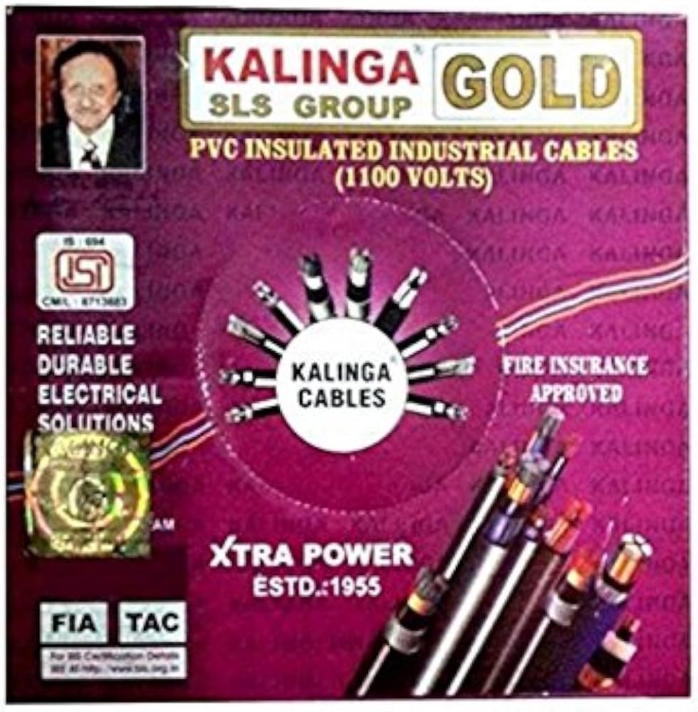 Kalinga Gold Single Core Flame Retardant House Cable, 90 Meter – Shiv Electricals
